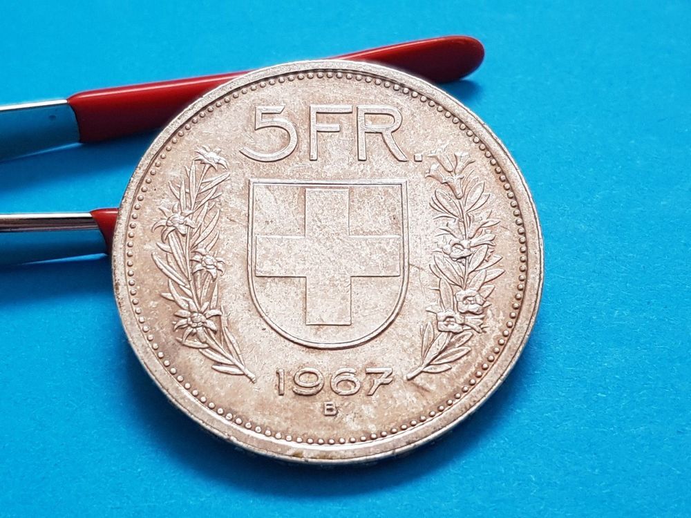 5 Franken 1967 3* vor Gesicht | Kaufen auf Ricardo