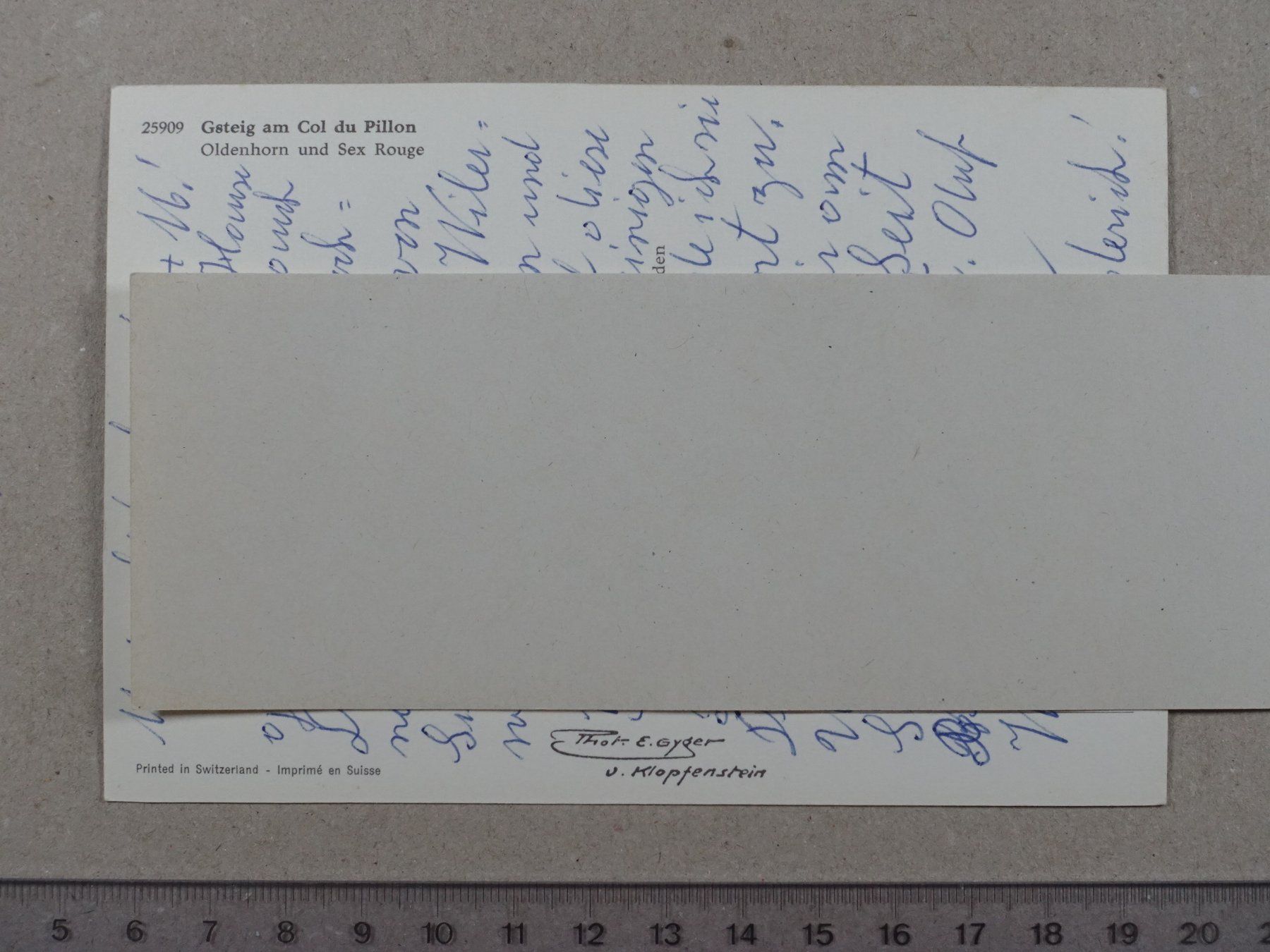 Gsteig am Col du Pillon, Bern, Berner Oberland, Oldenhorn (Gebraucht ...