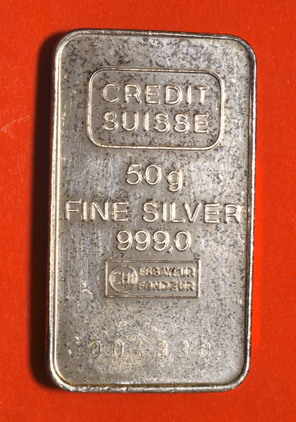50 Gramm Silberbarren Credit Suisse (4330) (Gebraucht) in Oberglatt ZH ...