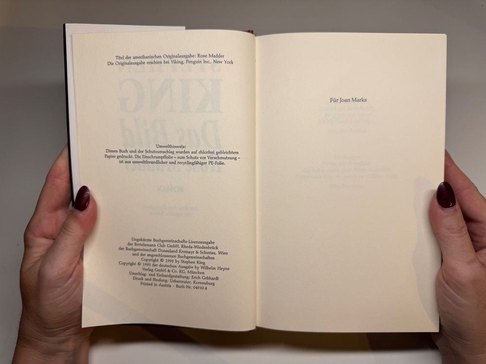 ROMAN: Stephen King, Das Bild (Gebraucht) in Grosswangen für CHF 9 ...