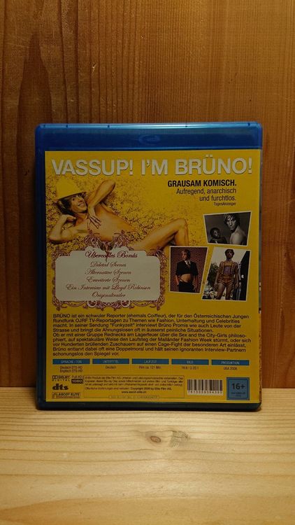 BRÜNO Blu-Ray mit Sacha Baron Cohen (Gebraucht) in Wilderswil für CHF 2 ...