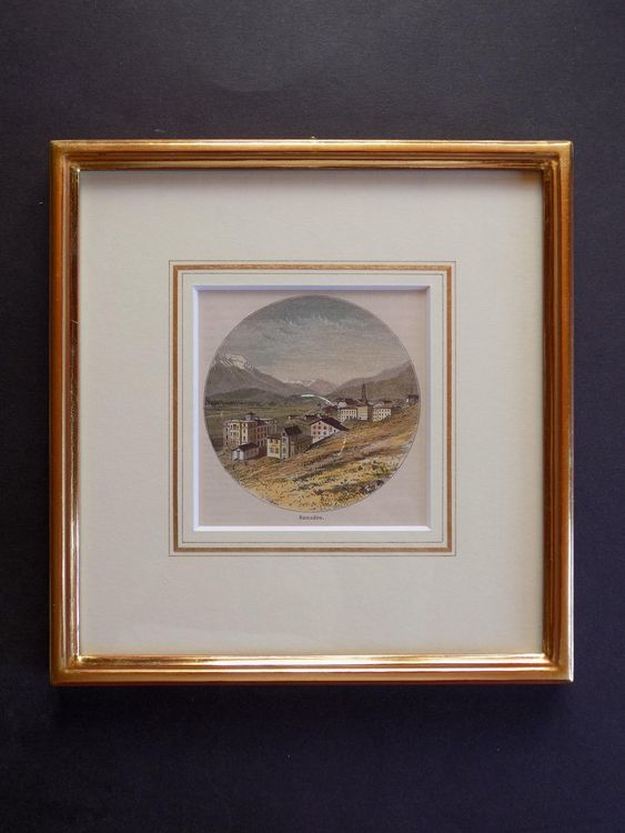 Samaden koloriert Goldrahmen | Kaufen auf Ricardo