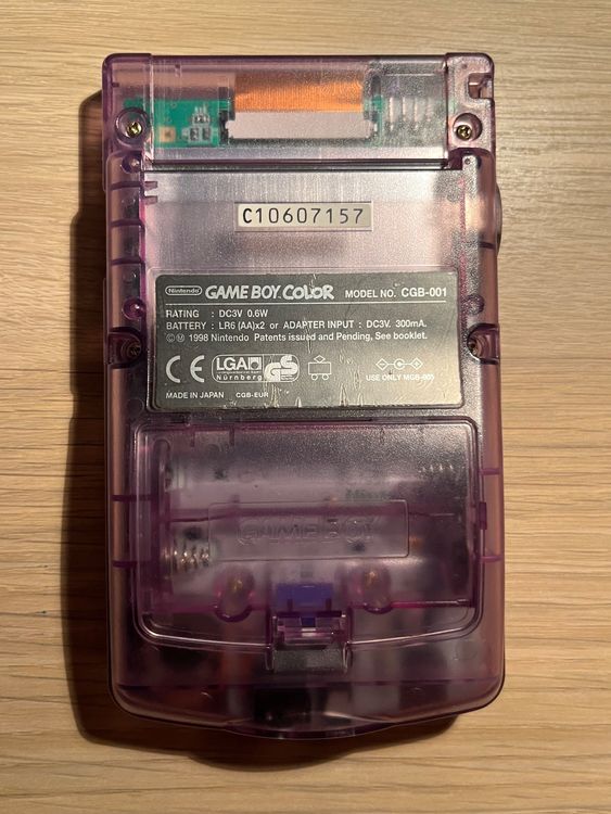 Gameboy Color Lila transparent OVP Nintendo | Kaufen auf Ricardo