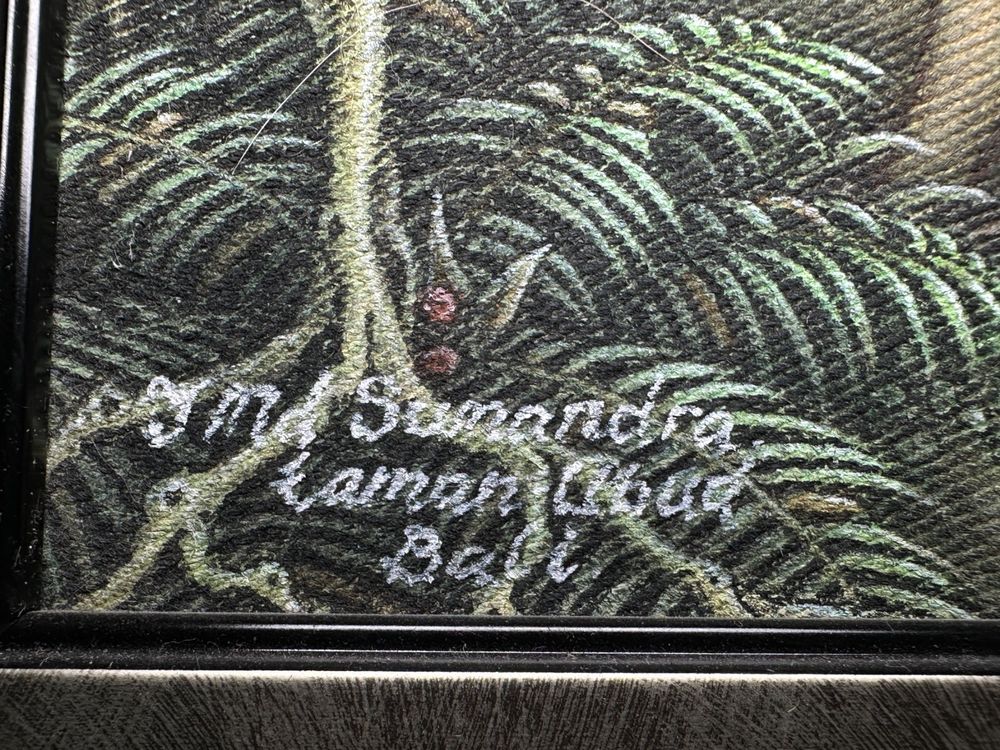 Grande Peinture indonésienne Bali Ubud Samandra années 1960 | Kaufen ...