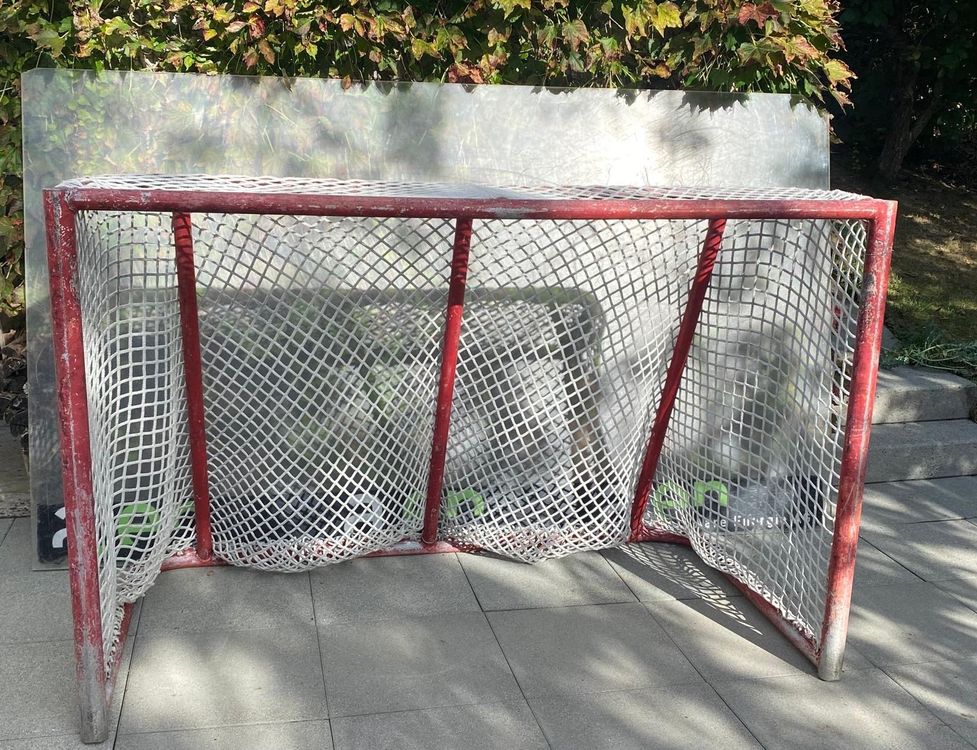 Originales Eishockey-Tor inkl. Schussplatte | Kaufen auf Ricardo