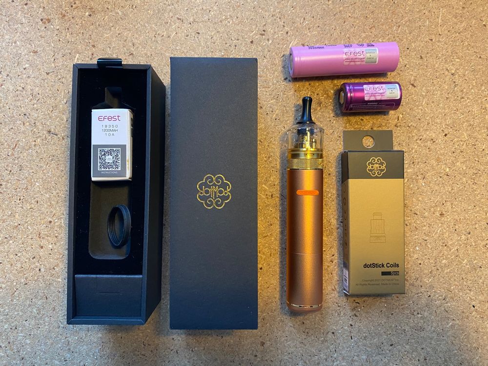 E-Zigarette DotMod dotStick Starterset (Gold) | Kaufen auf Ricardo