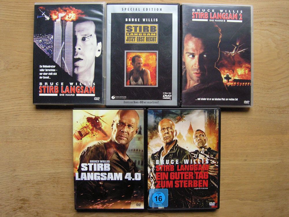 Stirb Langsam 1 - 5 Edition Bruce Willis DVD (Gebraucht) in Zuzwil SG für CHF 19.5 – mit ...