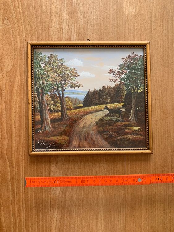 Schönes Gemälde Signiert mit Rahmen | Kaufen auf Ricardo