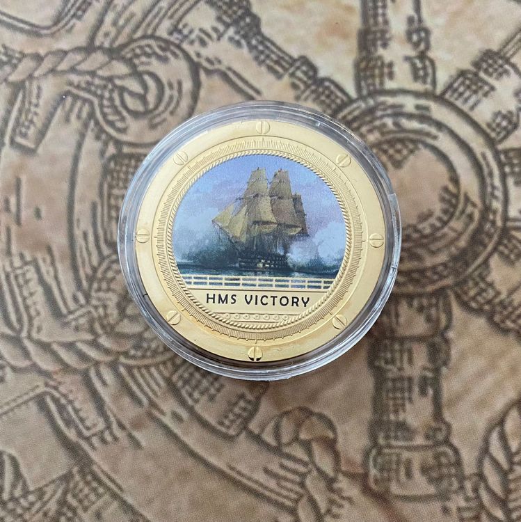 GB HMS Victory Berühmte Schiffe 33 mm cu vergoldet | Kaufen auf Ricardo