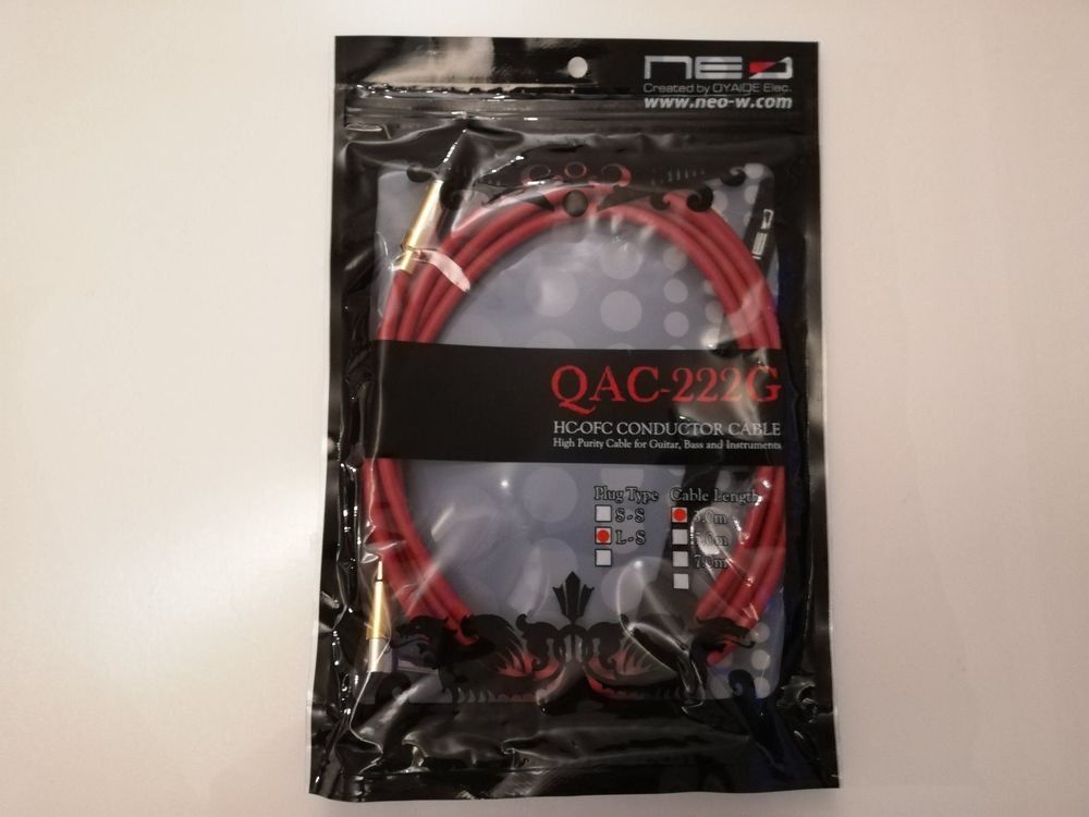 NEO by Oyaide QAC-222 G CABLE LS/ 3.0m (Neu und originalverpackt) in Balgach für CHF 35 – mit ...