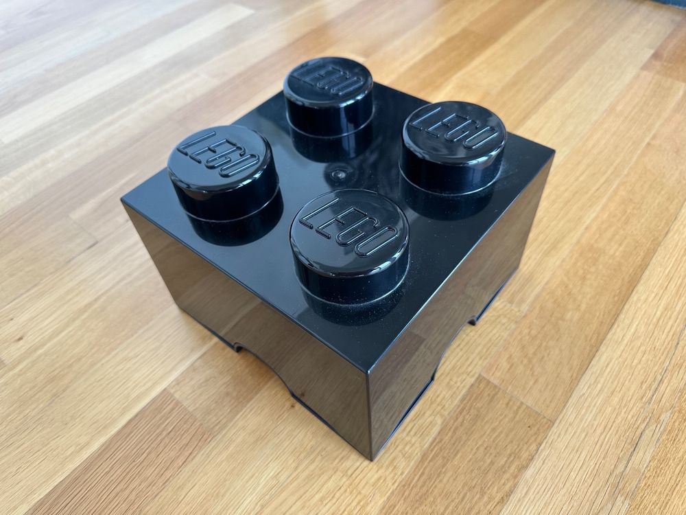 Room Copenhagen LEGO Stapelbare schwarze Aufbewahrungsbox | Kaufen auf ...