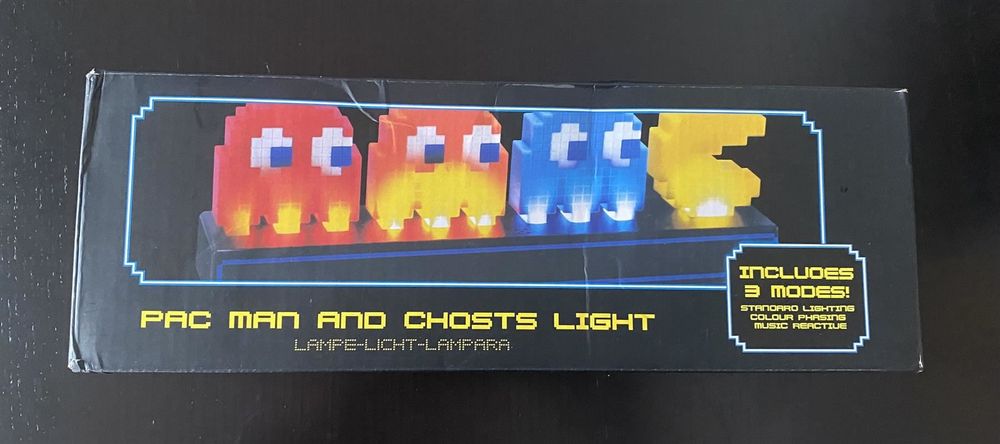 Pac-Man LED Light 3D mit 3 Licht Mods (Neu und originalverpackt) in ...