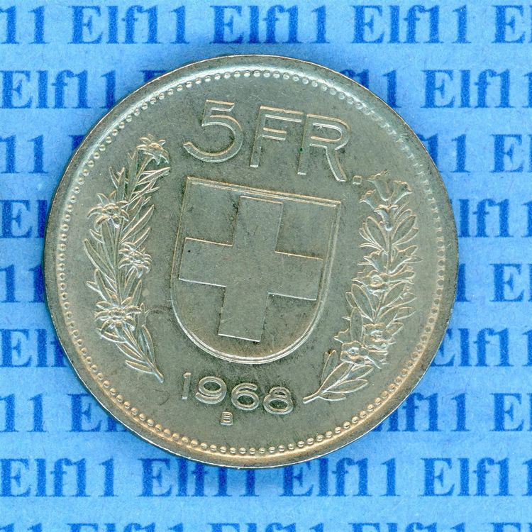 CHF___5.00 1968 unz | Kaufen auf Ricardo