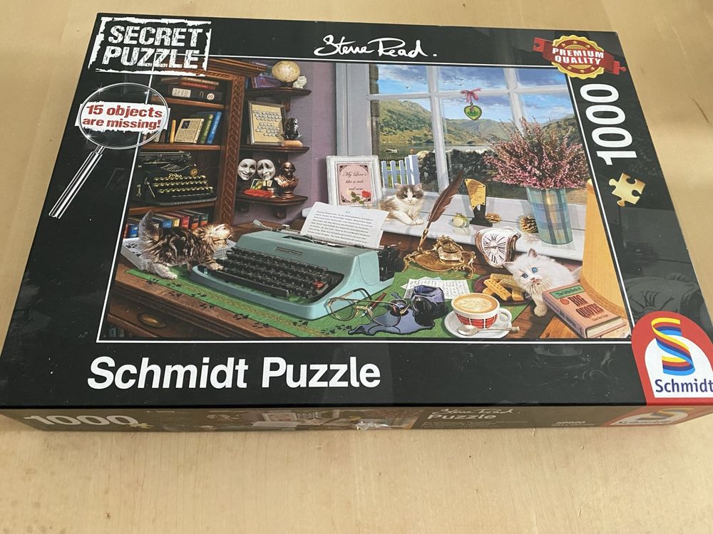 Schmidt Puzzle Steve Read 1000 Teile, "Secret Puzzle" (Gebraucht) in ...