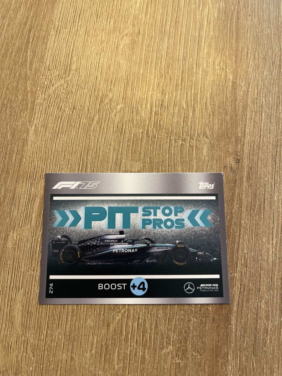 Topps F1 2023 Pit Stop Pros Boost +4 - Selten! TOP! (Neu und ...