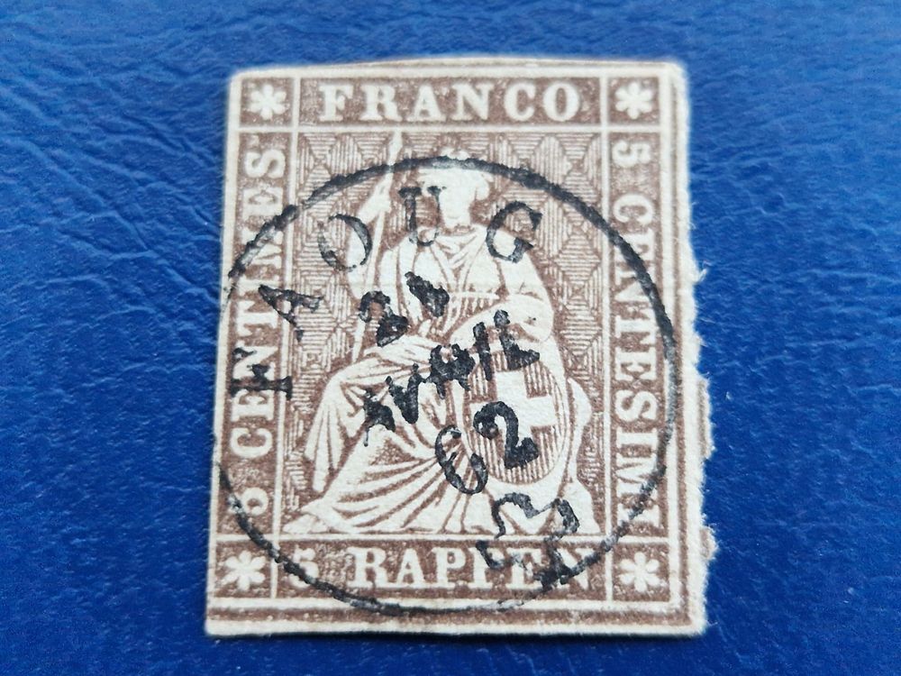 Strubeli 22G, signiert, seltene Entwertung "FAOUG" (Gebraucht) in ...