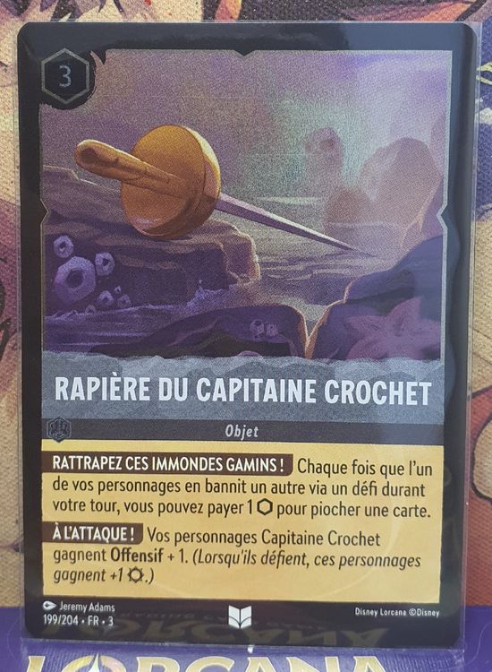 Disney Lorcana FR - Rapière Capitaine Crochet Foil | Kaufen auf Ricardo