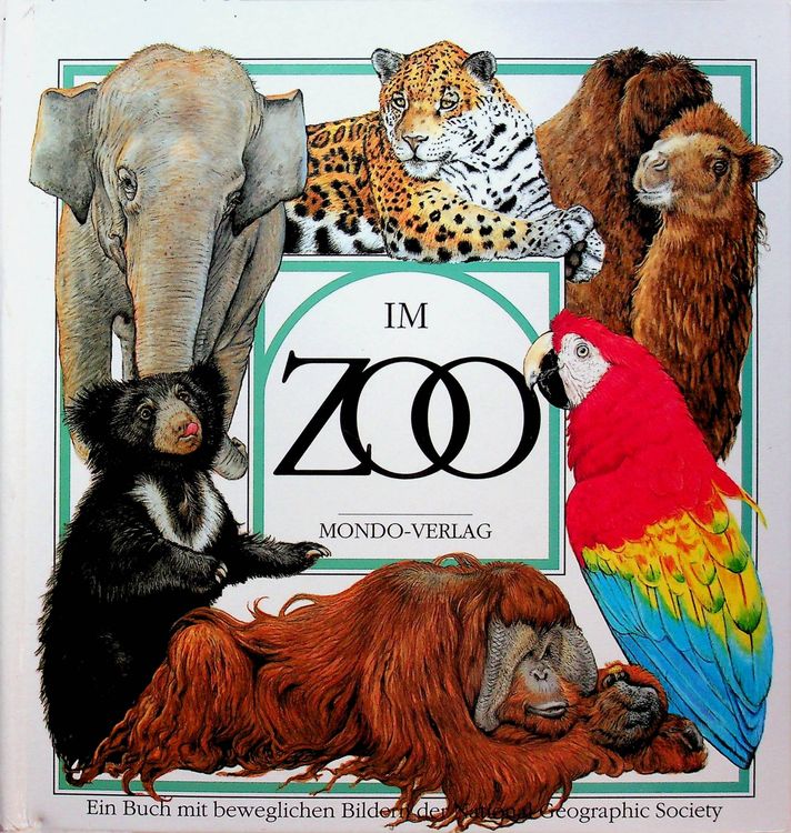 Pop-up Im Zoo mit beweglichen Bildern Mondo Verlag 1993 | Kaufen auf ...