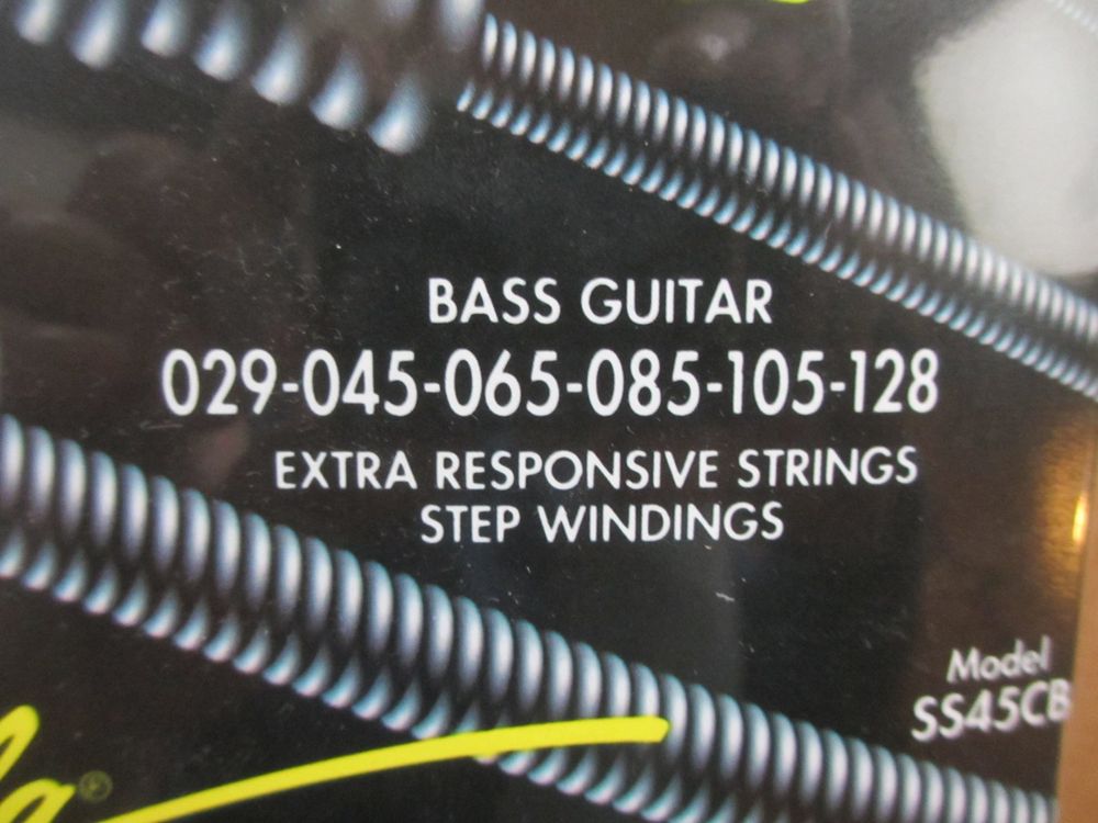 Bass-Saiten für 6-Saiter, Labella Super Steps SS45CB (Neu und ...