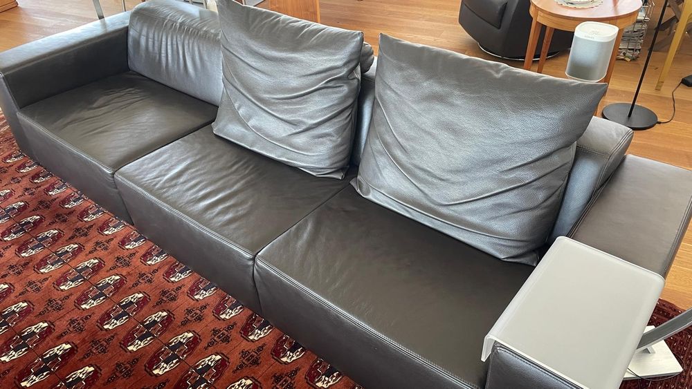 stilvolles & hochwertiges Echtleder Sofa (Gebraucht) in Adliswil für ...