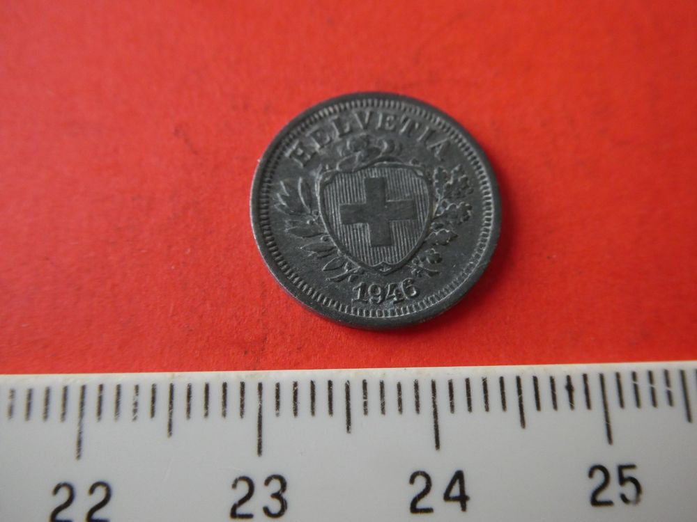 Schweiz 1946, 1 Rappen (Gebraucht) in Hinterforst für CHF 1 – mit Lieferung auf Ricardo kaufen