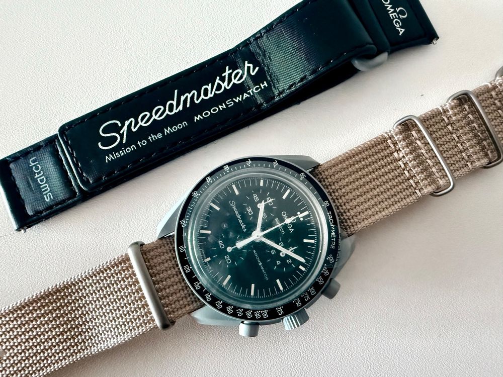 OMEGA x SWATCH Mission to the Moon "Safari 1", NO box&papers (Neu ...
