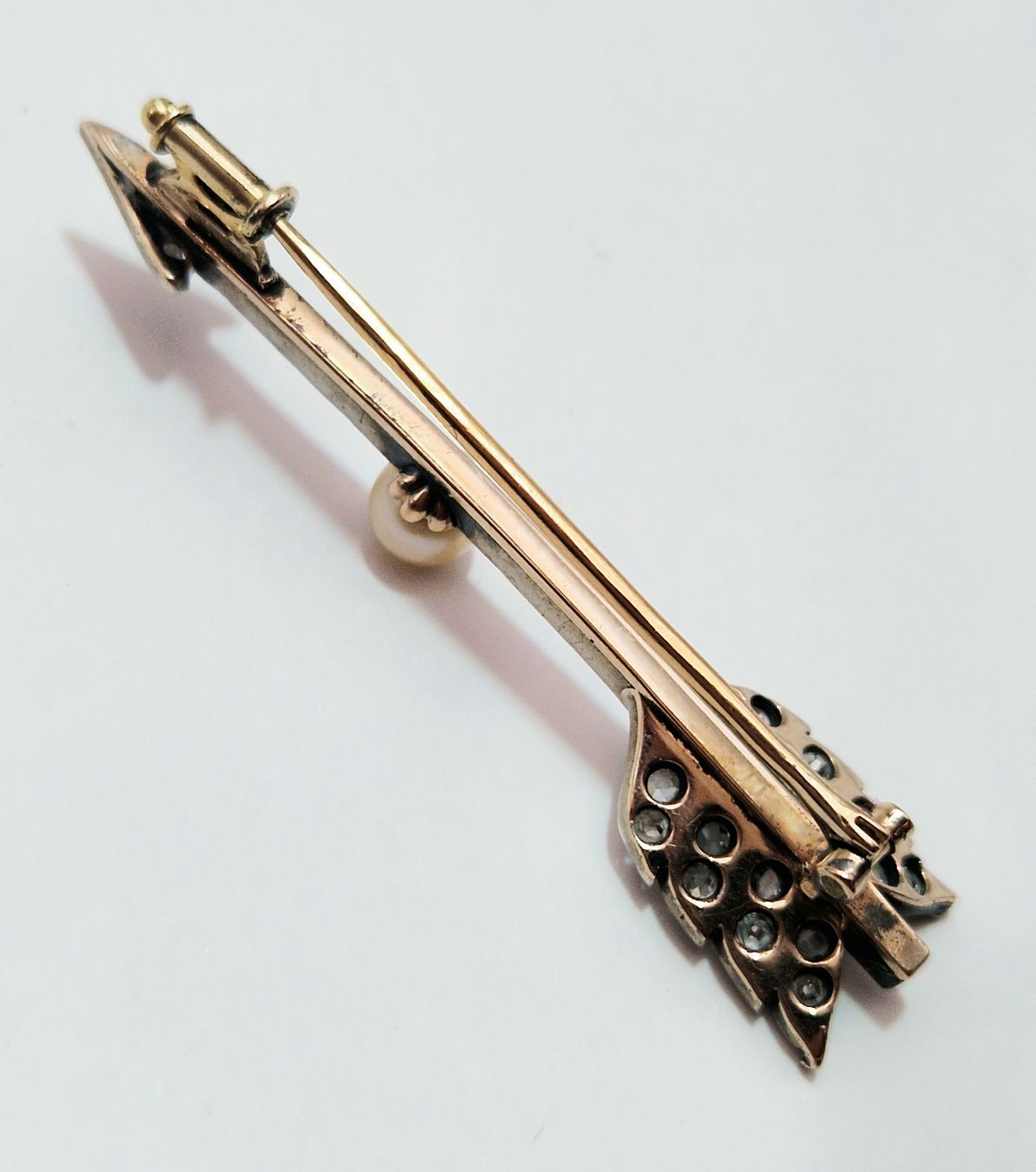 Broche ancienne victorienne "Flèche de Cupidon" – Diamants (D'occasion ...