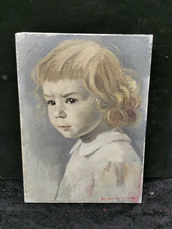 GEORGINE DUPONT (1920) HUILE SUR TOILE SIGNÉE ET DATÉE 1949 (Gebraucht ...