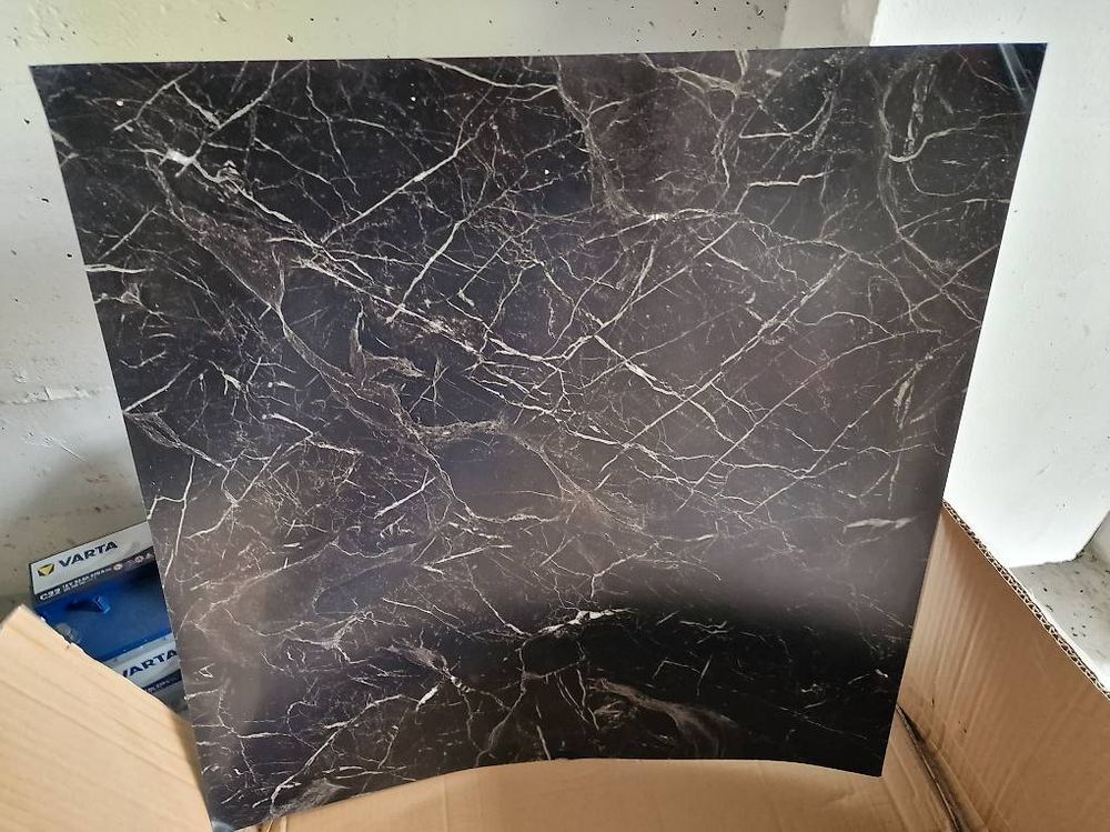 Vinyl Bodenplatten 60x60 Marmor Optik 100m² (Neu und originalverpackt ...