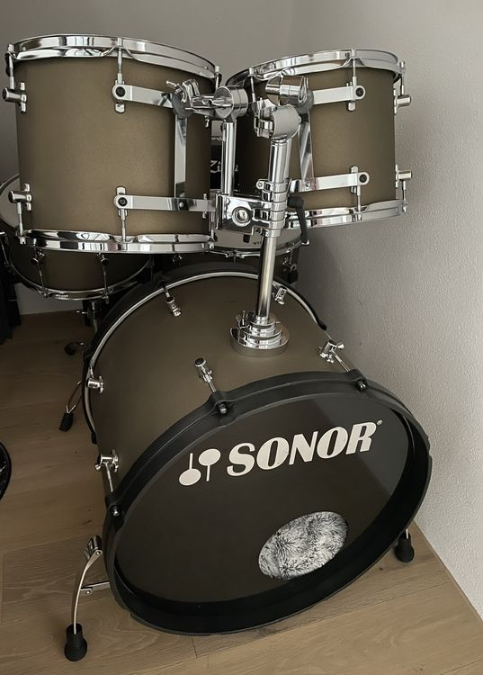 Unique Sonor Sonic Plus Custom Bronze Sandblasted Metal | Kaufen auf ...