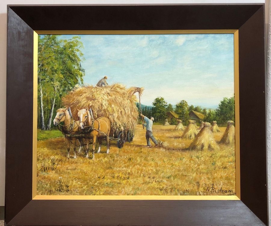 „Heufeld Szene“ grosses Gemälde Signiert (Gebraucht) in Root für CHF ...