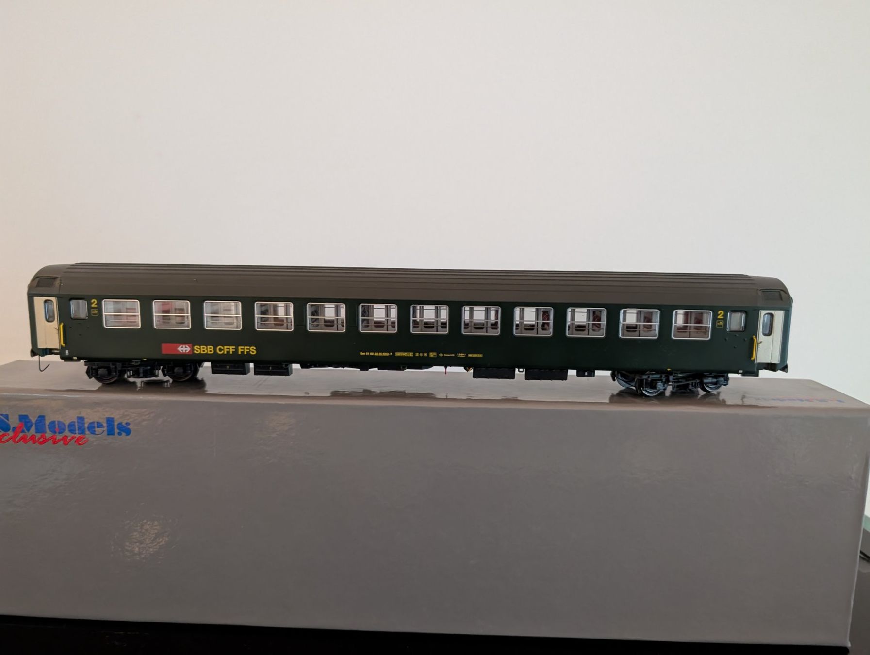 L.S. Models 47249 H0 Personenwg. UIC-X Bm RIC SBB grün Ep.IV | Kaufen auf Ricardo