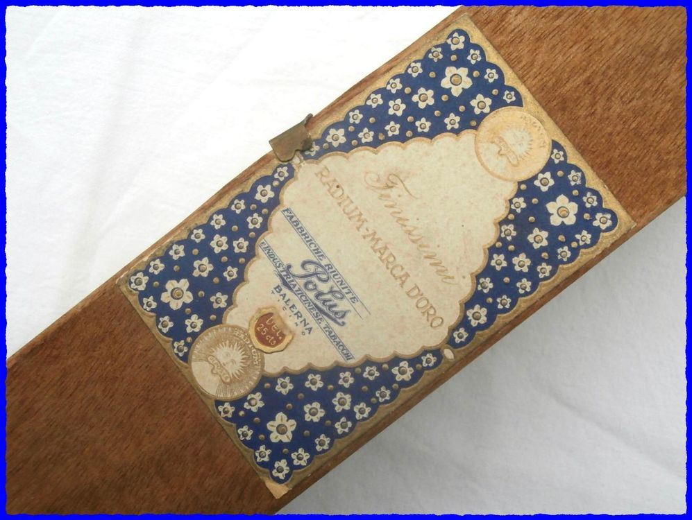 antike ZIGARRENBOX um 1920 - Polus SA in Balerna (Tessin) | Kaufen auf ...