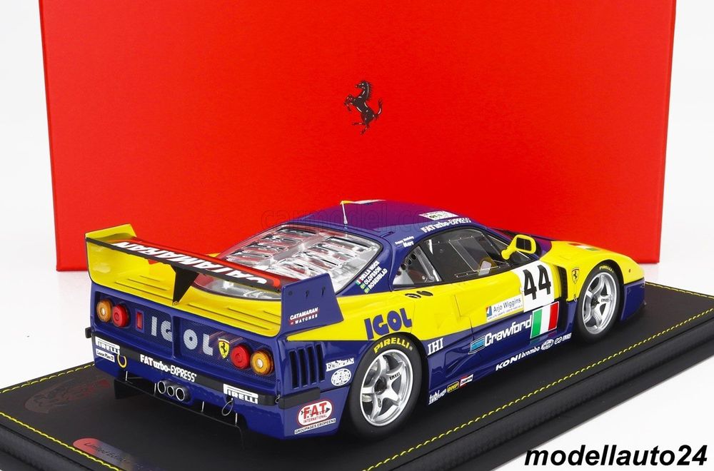 Ferrari F40 GTE V8 Turbo 24h Le Mans 1996 / BBR 1 :18 (Neu und ...