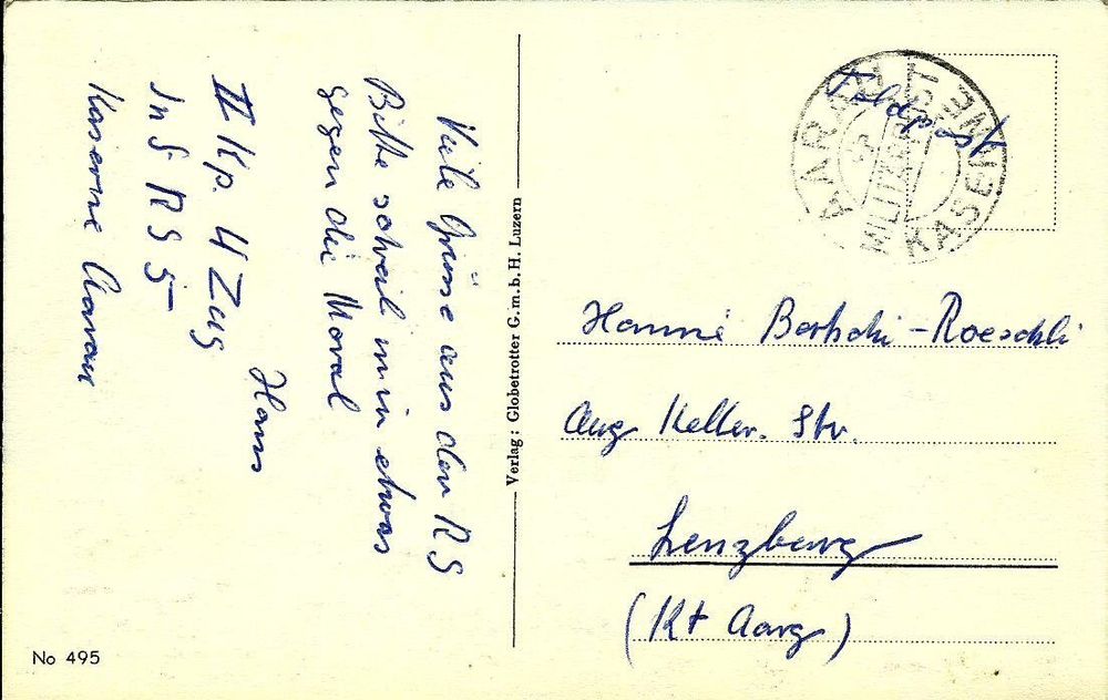 AK MILITÄR KASERNE AARAU um 1960 (Gebraucht) in Aarau für CHF 2 – mit Lieferung auf Ricardo kaufen