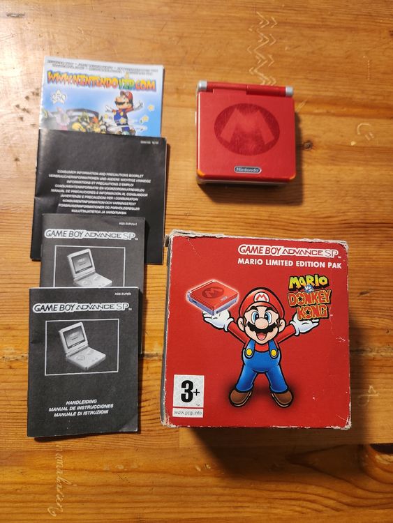 Nintendo Game Boy Advance SP Mario Limited Edition! (Gebraucht) in ...
