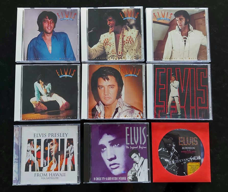 9 Elvis Presley CD's - 70s Masters & Live | Kaufen auf Ricardo