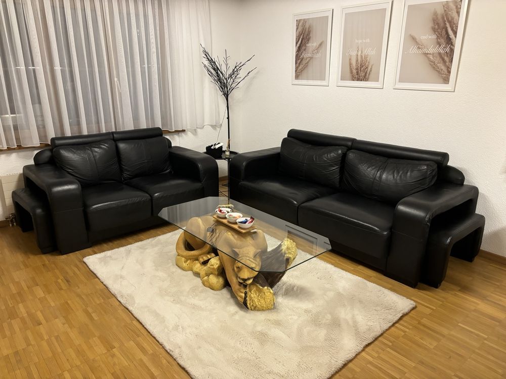 Sofa echt Leder | Kaufen auf Ricardo