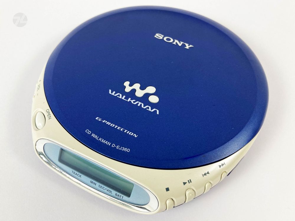 Sony CD Walkman Player D-EJ360 Blau Weiss Discman (Gebraucht) in ...