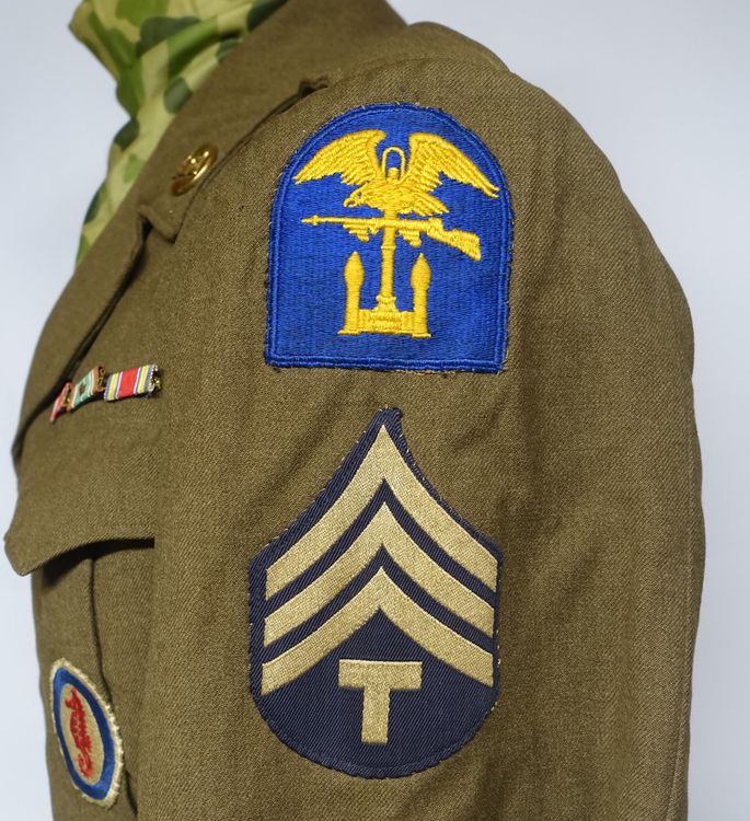 US Army Ike Jacket XVI Corps Engineer Special Brigade (Gebraucht) in ...