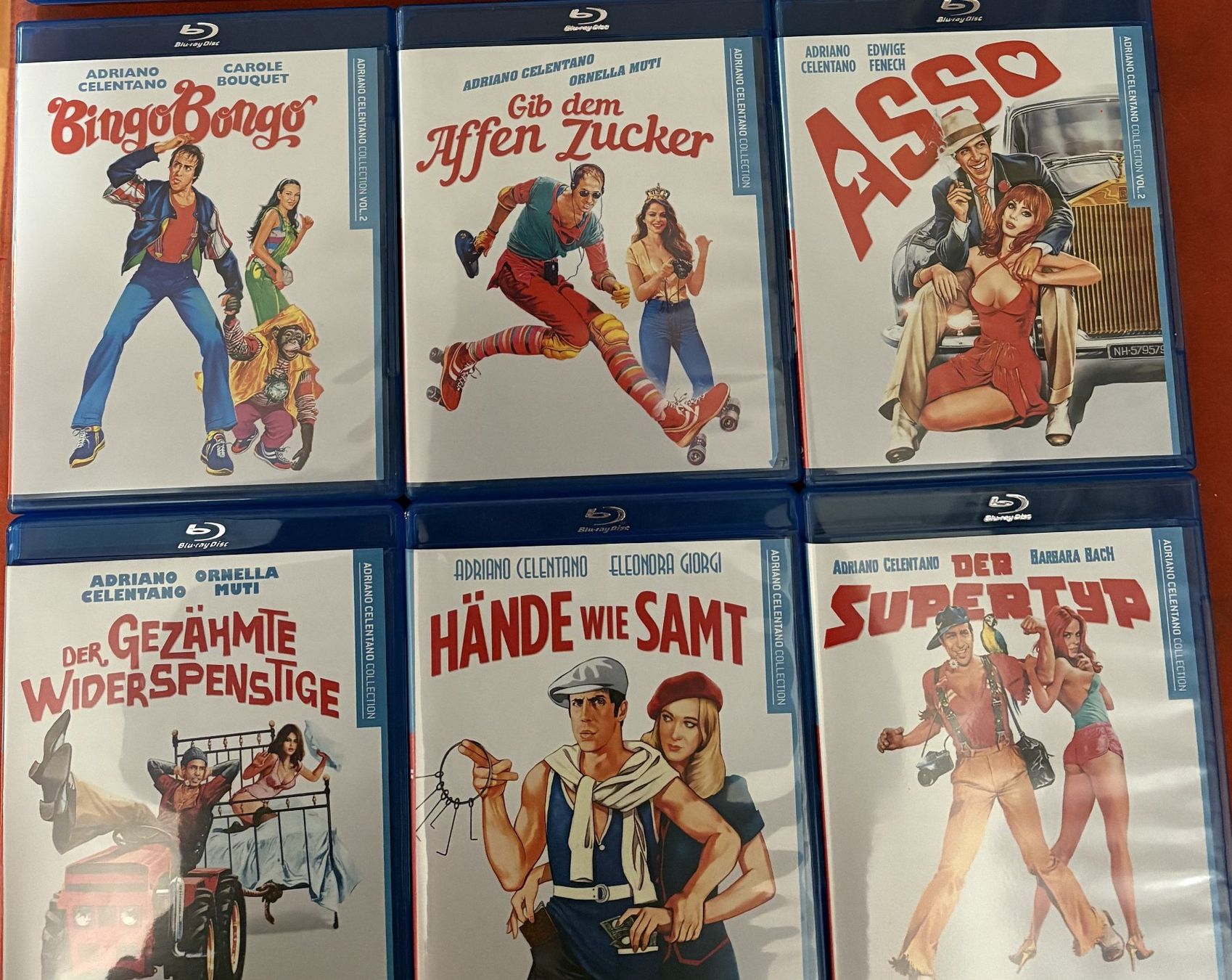 Komplette Adriano Celentano Blu-Ray Collection 13 Top-Filme (Gebraucht ...