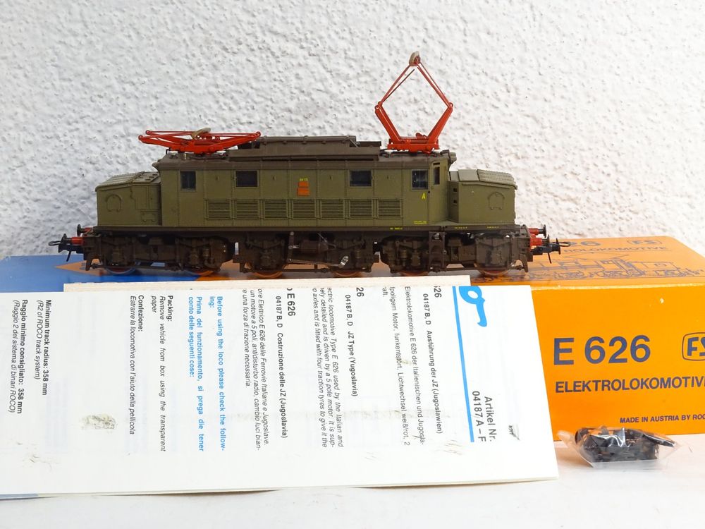 Roco 04187C Elektrolok FS BR626 059, Analog, H0,GS/DC,OVP | Kaufen auf ...
