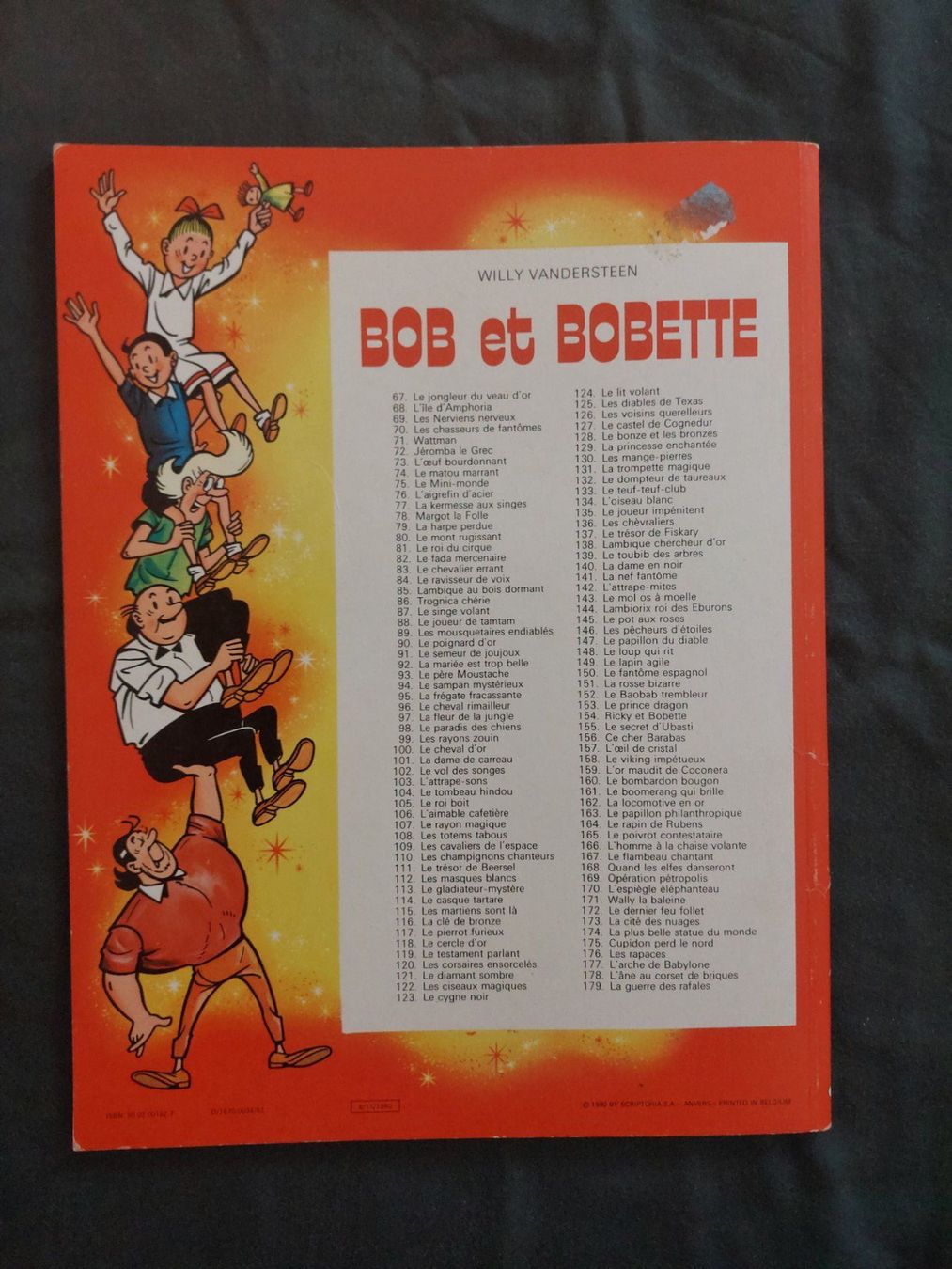 Bob et Bobette T.104 Le Tombeau Hindou Ed.1980 TBE (D'occasion) à ...