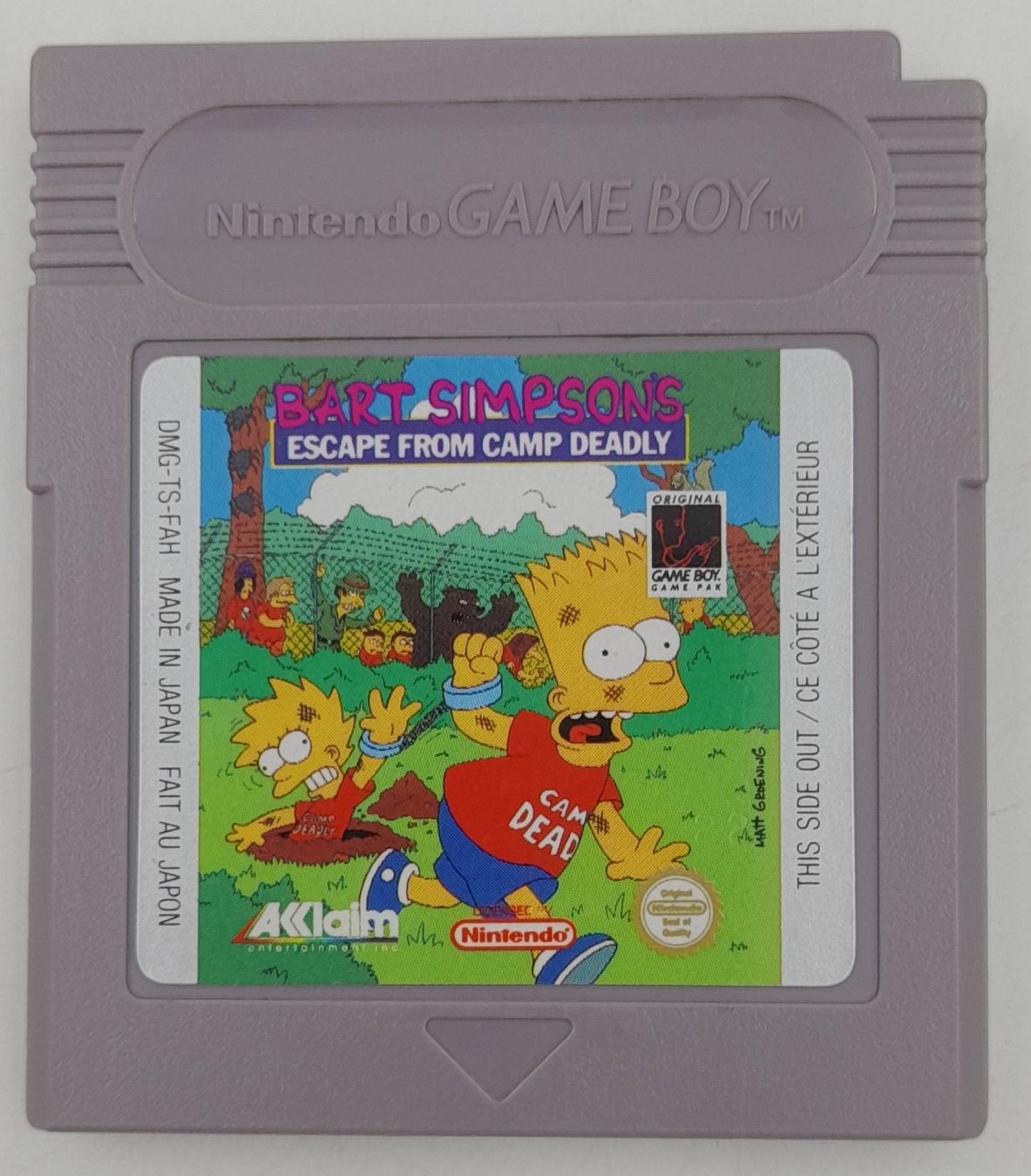 Bart Simpson’s Escape from Camp Deadly - Game Boy (FAH) (D'occasion) à ...