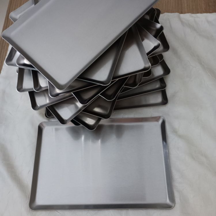 19x Kaffee Servier Tablet Edelstahl 20x13cm | Kaufen auf Ricardo