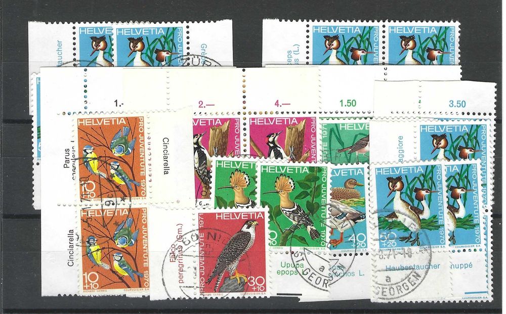 1970 Lot Viererblock mit Tabs gest. (Neu (gemäss Beschreibung)) in Wildhaus für CHF 2 – mit ...