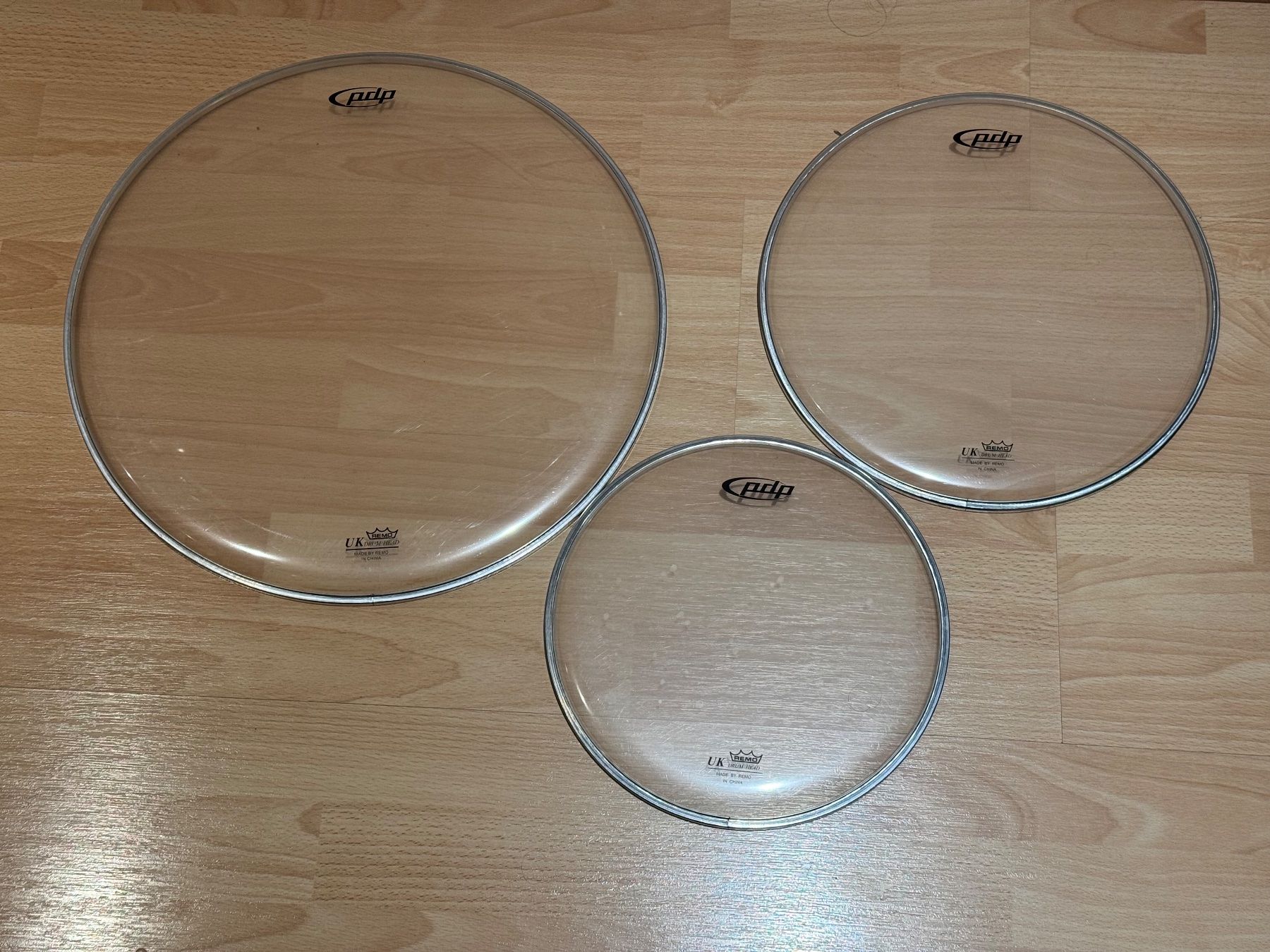 Pack 8 10-12-16 Tom Head Pack Remo drum- Rock practice (Gebraucht) in ...