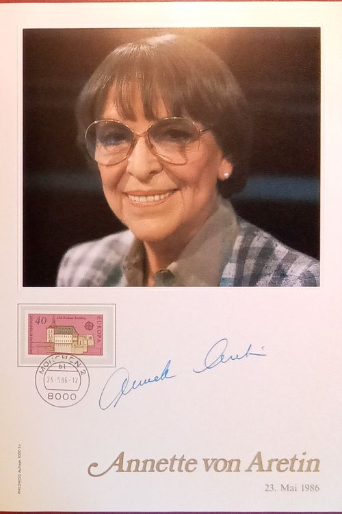 Annette von Aretin 1920-2006 Autogramm Sammelkarte 18x26cm (Gebraucht ...