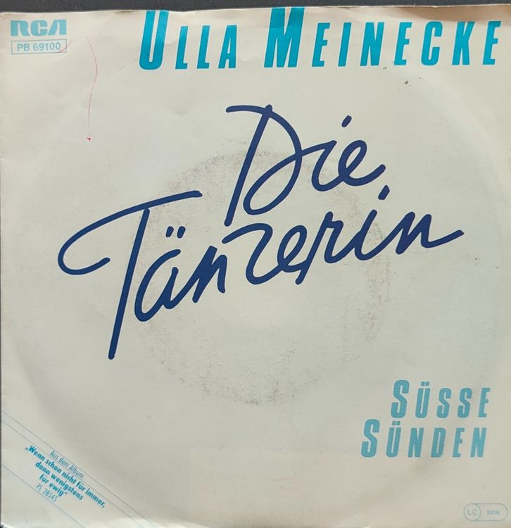 Vinyl-Single Ulla Meinecke - Die Tänzerin | Kaufen auf Ricardo