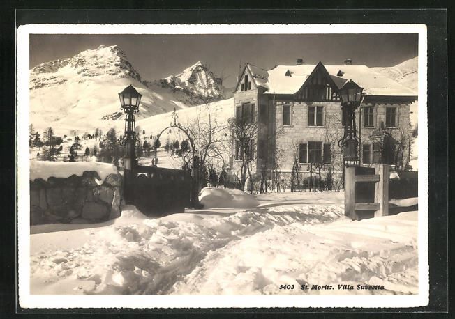 St. Moritz, Hotel Villa Suvretta im Wint (Antik) in für CHF 17 – mit ...